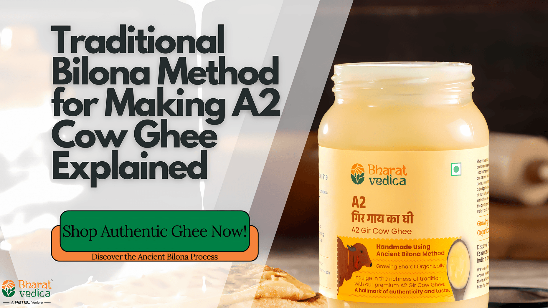 Traditional Bilona Method for Making A2 Cow Ghee Explained – Bharat Vedica