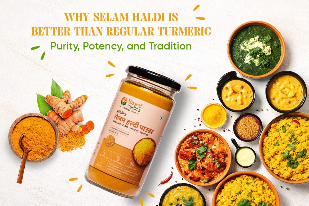 Selam Haldi vs Regular Turmeric: Benefits, Purity & Uses | Bharat Vedica