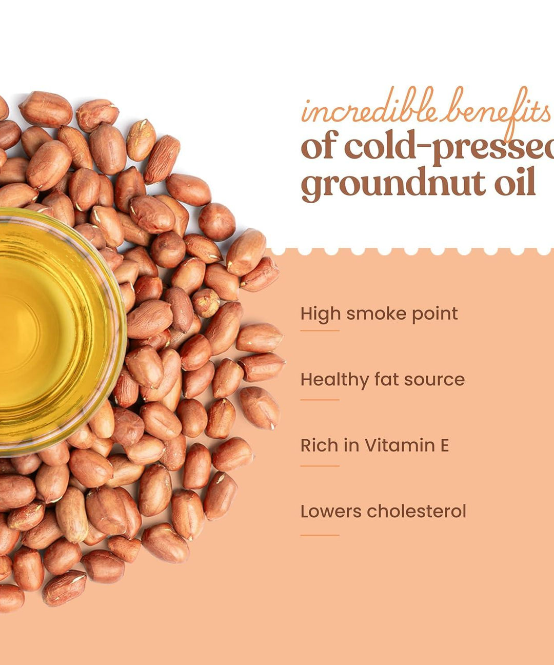 Organic Wood Pressed Groundnut Oil/ Moongfali Ka Tel- Bharat Vedica