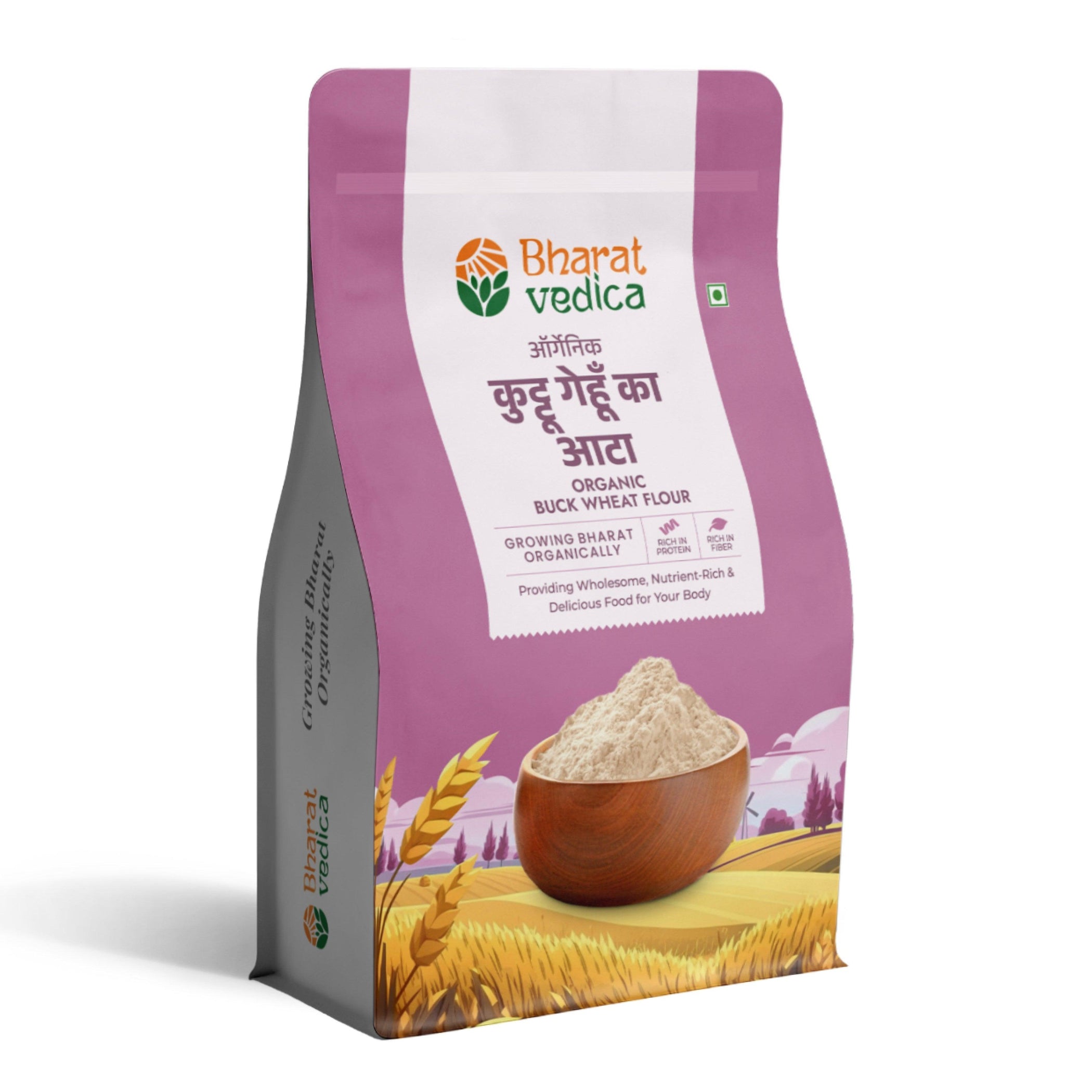 Buy Organic Buckwheat Flour Online – Kuttu Ka Atta | Bharat Vedica
