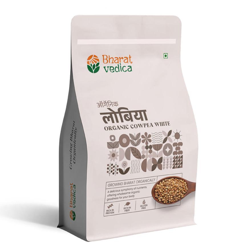 Buy Organic White Cowpea Online | Safed Lobia | Bharat Vedica