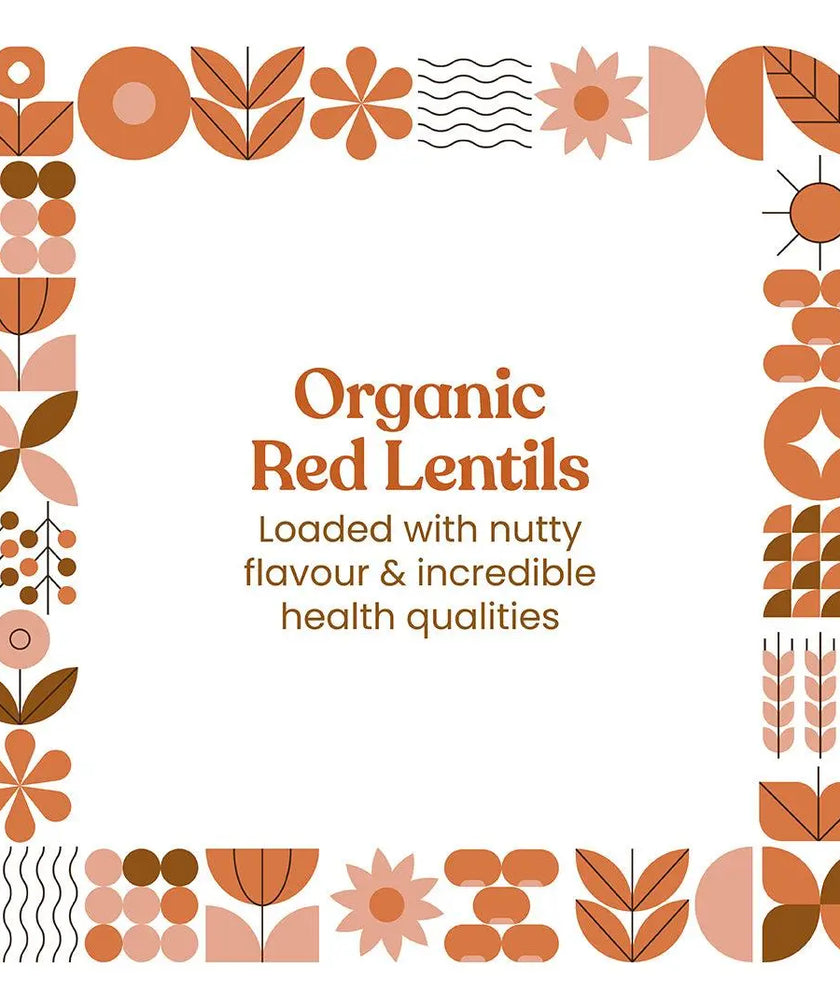 Organic Unpolished Masoor Dal/Red Lentil - Bharat Vedica