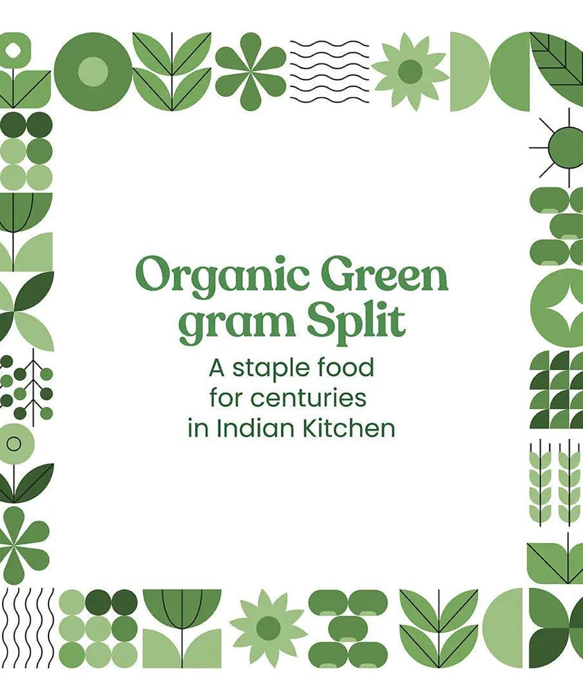 Buy Organic Split Green Gram | Green Moong Dal - Protein Rich