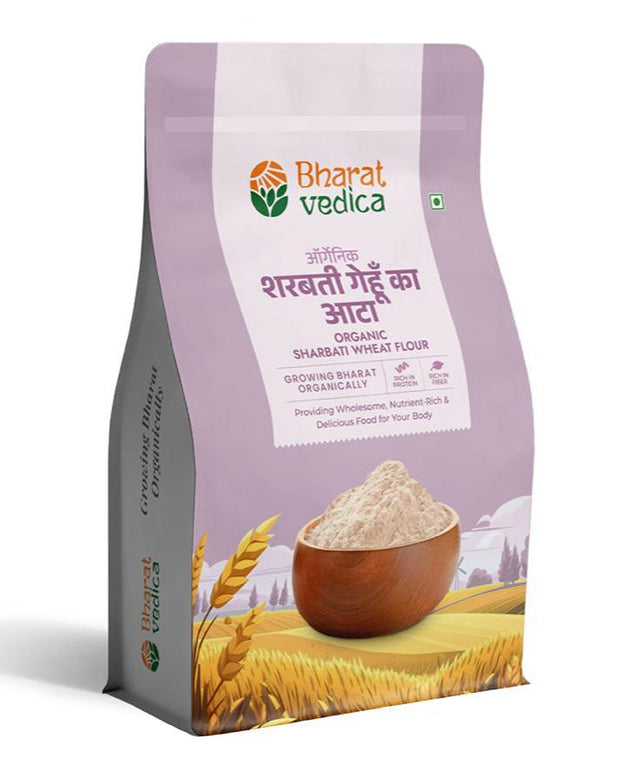 Buy Organic Sharbati Wheat Flour/ Organic Sharbati Atta Online