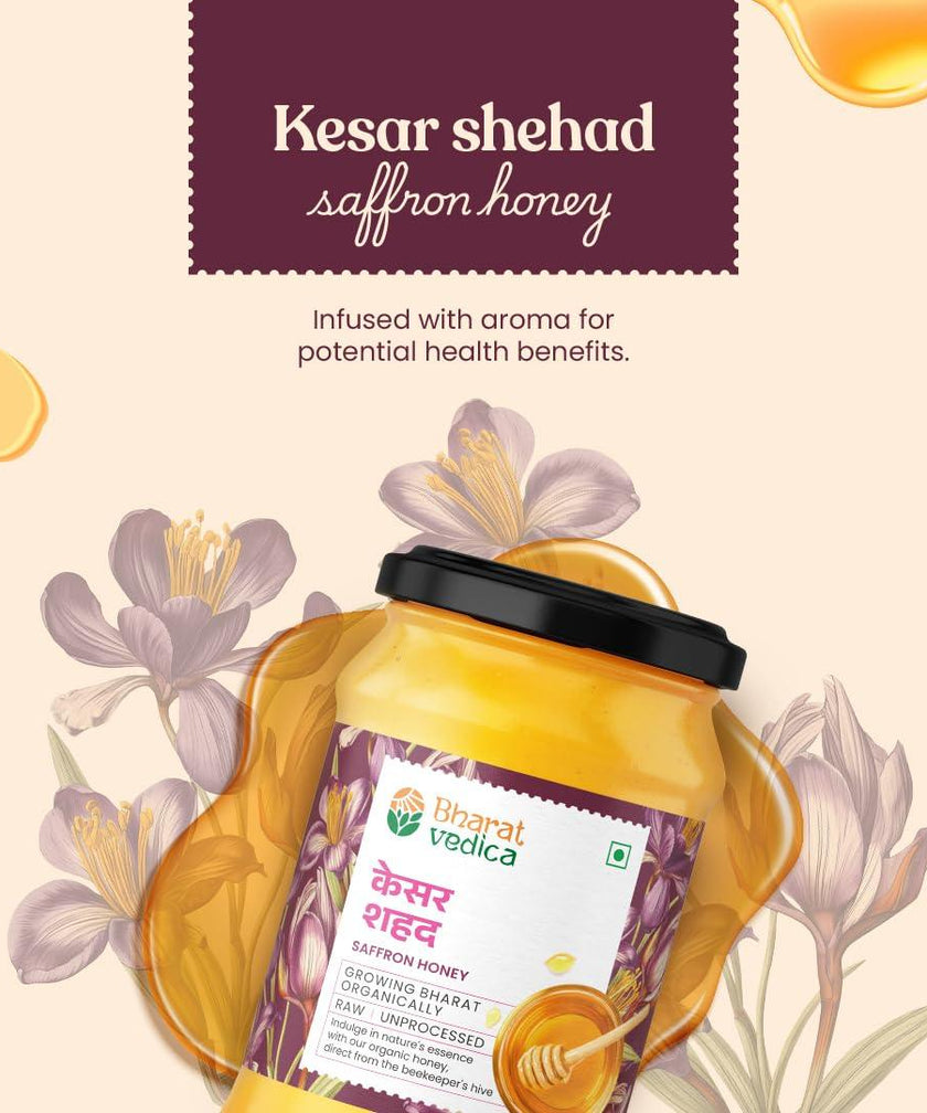 Saffron Honey - Buy Pure Honey in India | Bharat Vedica