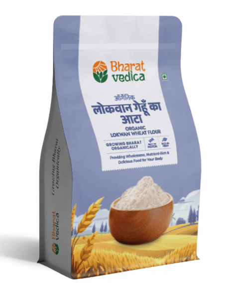 Buy Organic Lokwan Wheat Flour Online – Bharat Vedica